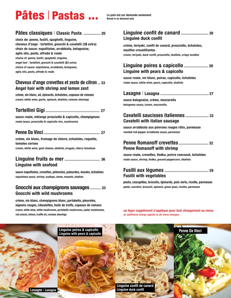 Main Menu | Pizza, pasta, mussels | Bring your own wine restaurant.